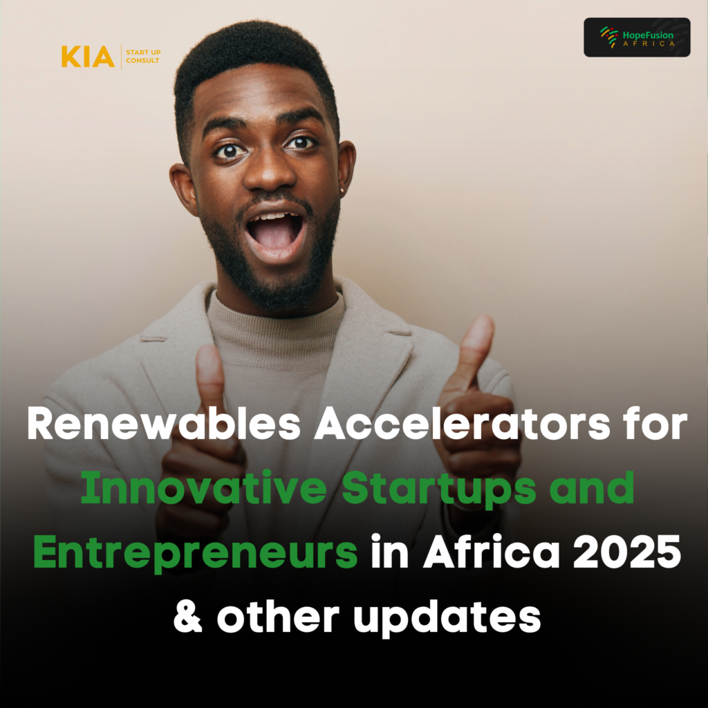 Renewable Accelerators for Innovative Startups and Entrepreneurs in ...